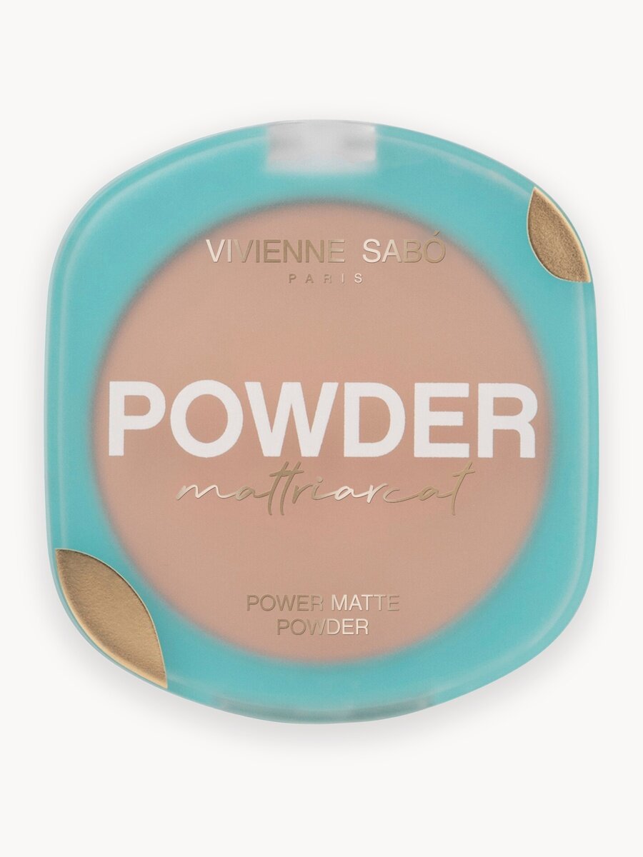 VIVIENNE SABO Пудра компактная матирующая Mattriarcat, 7,5 г, 04 темно-бежевый