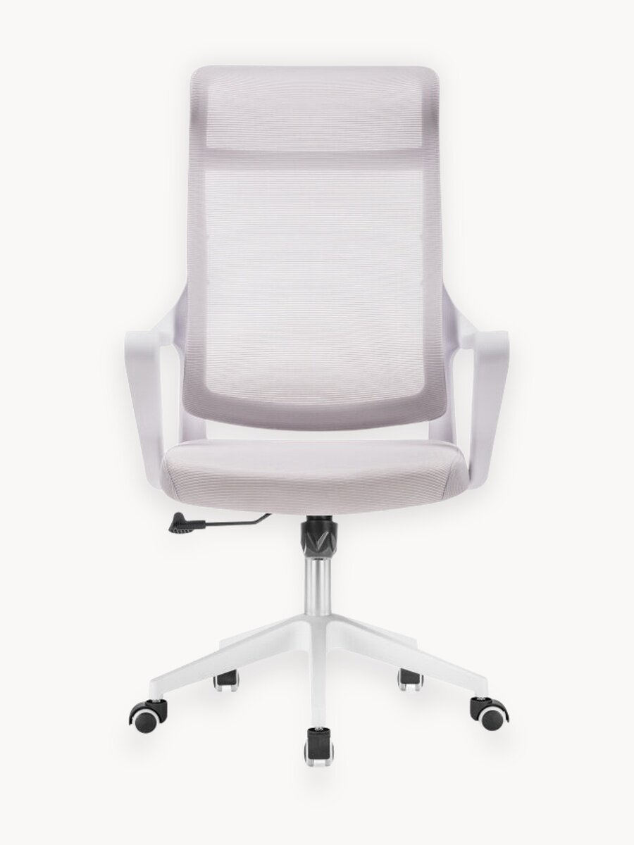 Кресло компьютерное светло-серый, сетка Лайфмебель Rino