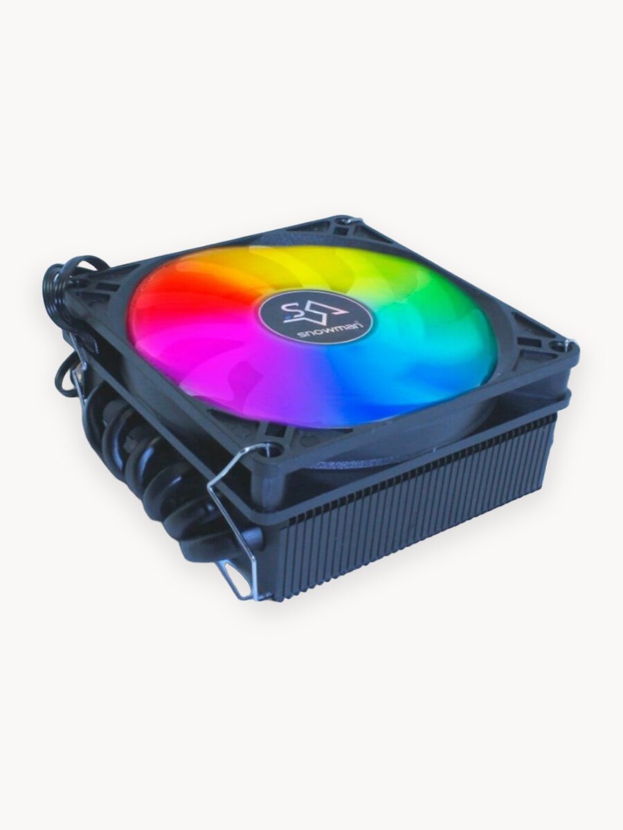 Кулер Snowman MC45-6, башенный, гидродинамический подшипник, ARGB-подсветка и контроллером