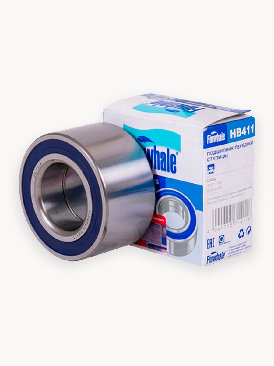 Подшипник передней ступицы для а/м Lada Granta, Kalina, Priora; Datsun mi-DO, Finwhale HB411
