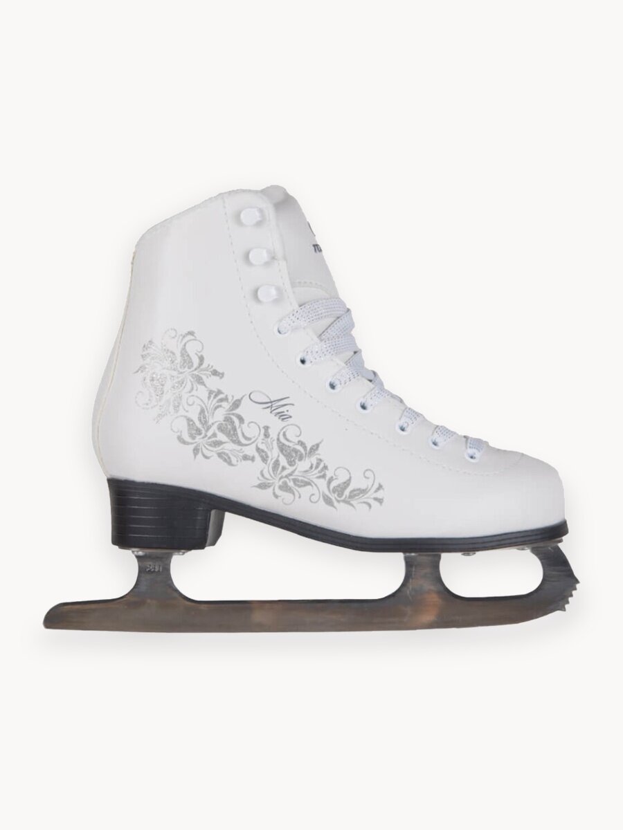 Фигурные коньки для девочек и женщин Tech Team Mia Sherpa, белые, размер 35