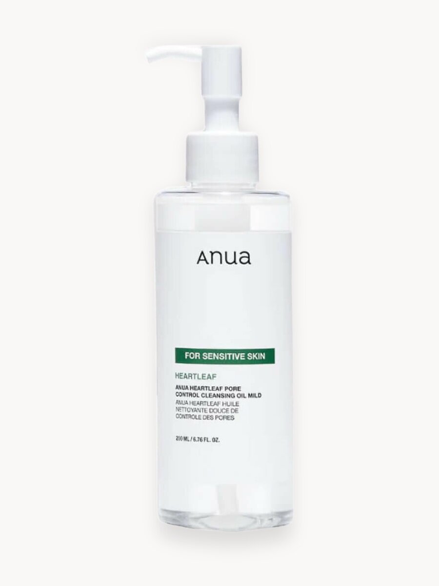 Гидрофильное масло для чувствительной кожи Anua Heartleaf Pore Control Cleansing Oil Mild 200 мл