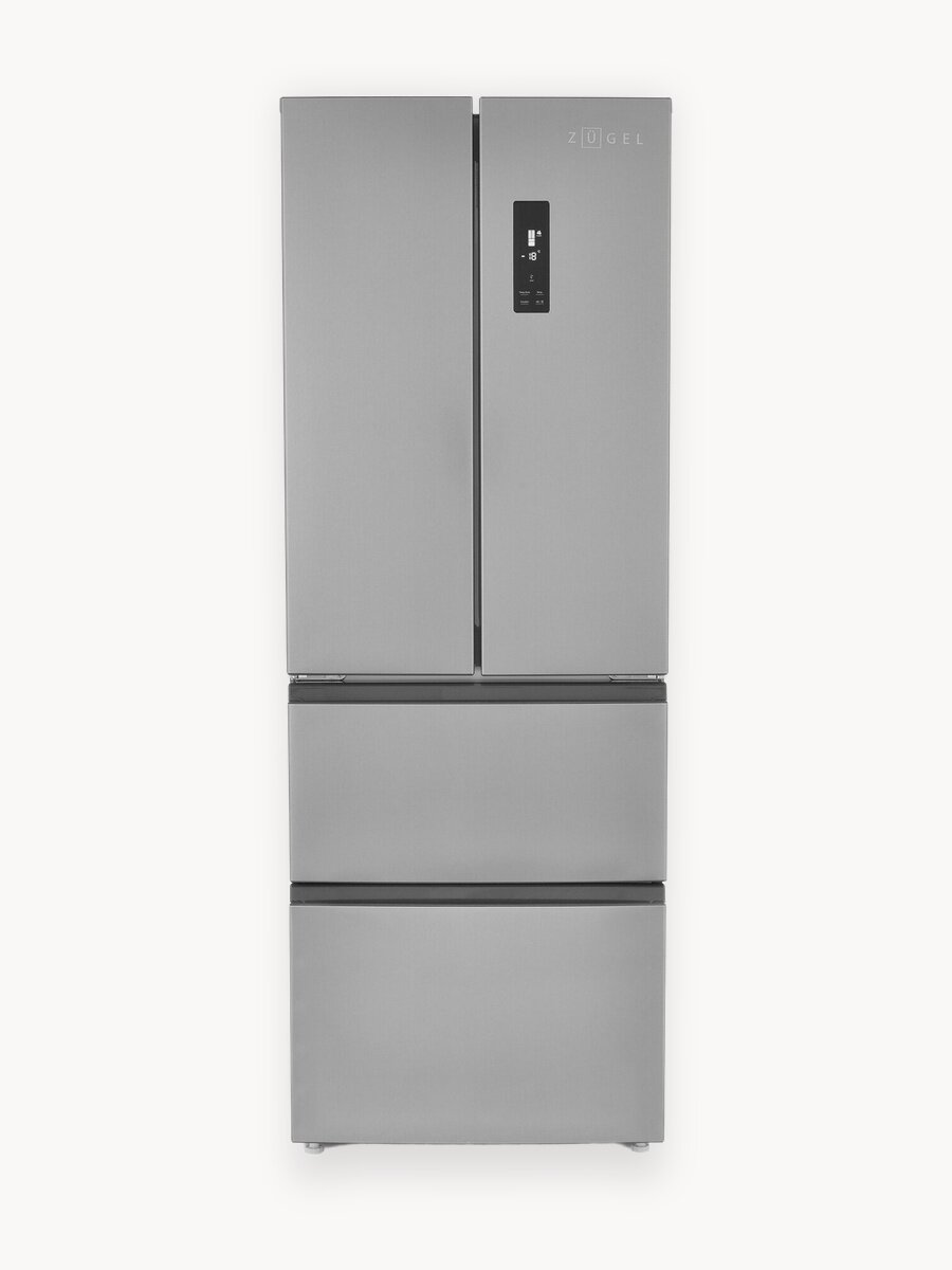 Многокамерный холодильник Zugel ZRFD361X No frost, серый металлик