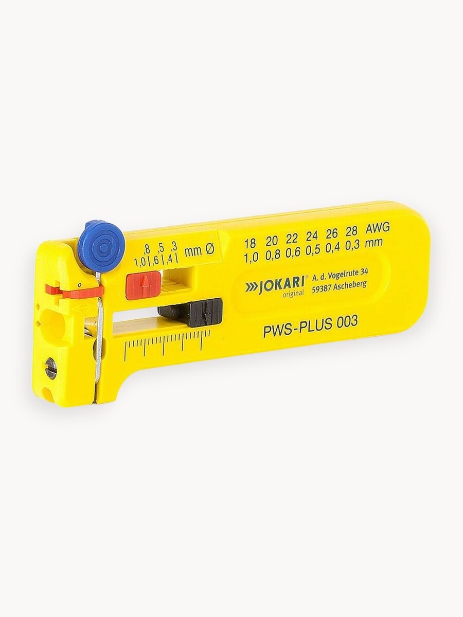 Jokari Инструмент для снятия изоляции JOKARI PVC-Plus 003 в электронике, моделировании, телеком 0,30-1,00 мм