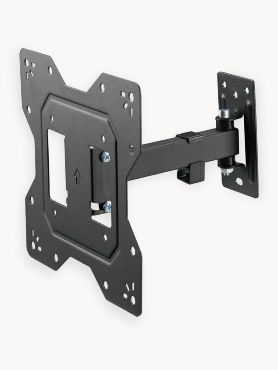 Телевизионный кронштейн Kivi Motion-221, наклон-поворот, чёрный, металл, до 30кг