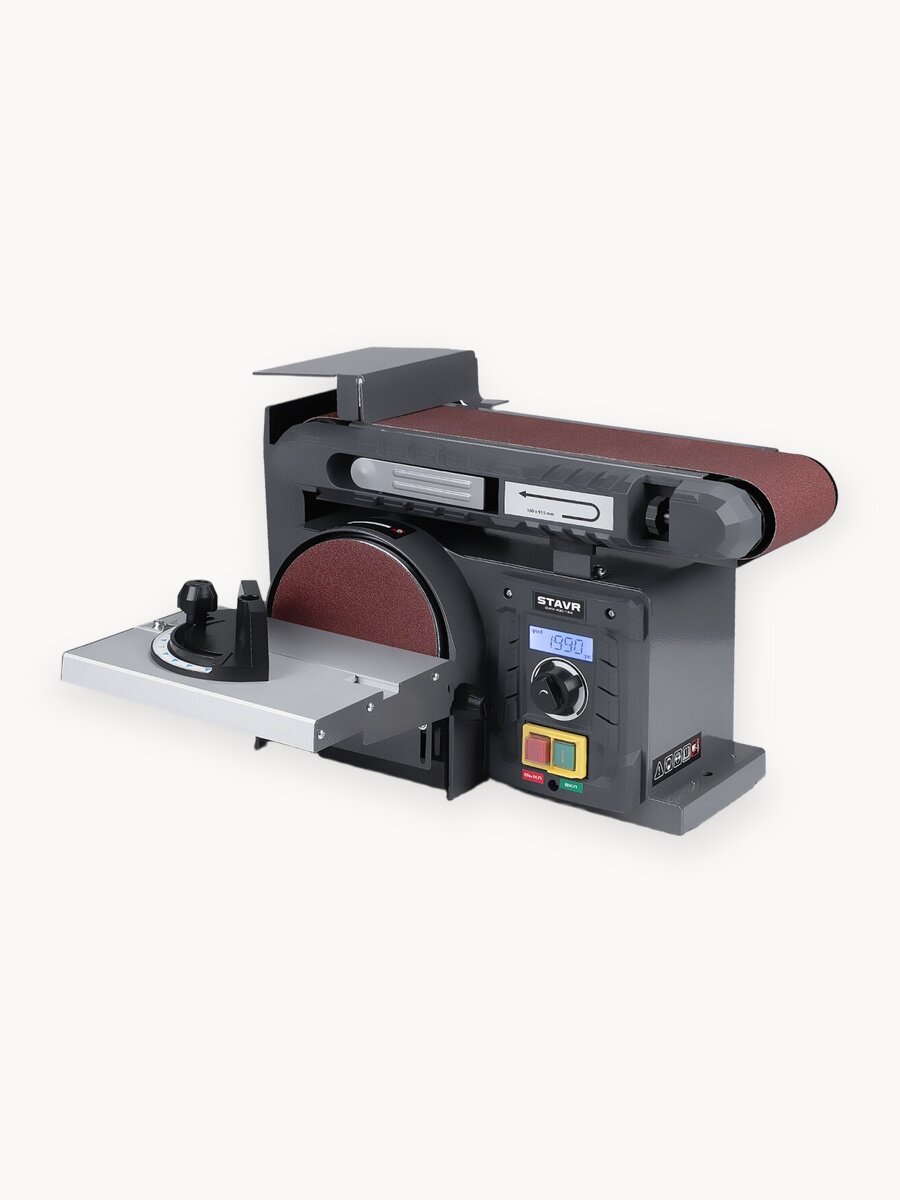 Станок шлифовальный комбинированный 2 в 1 диск/лента STAVR SWM 400-150