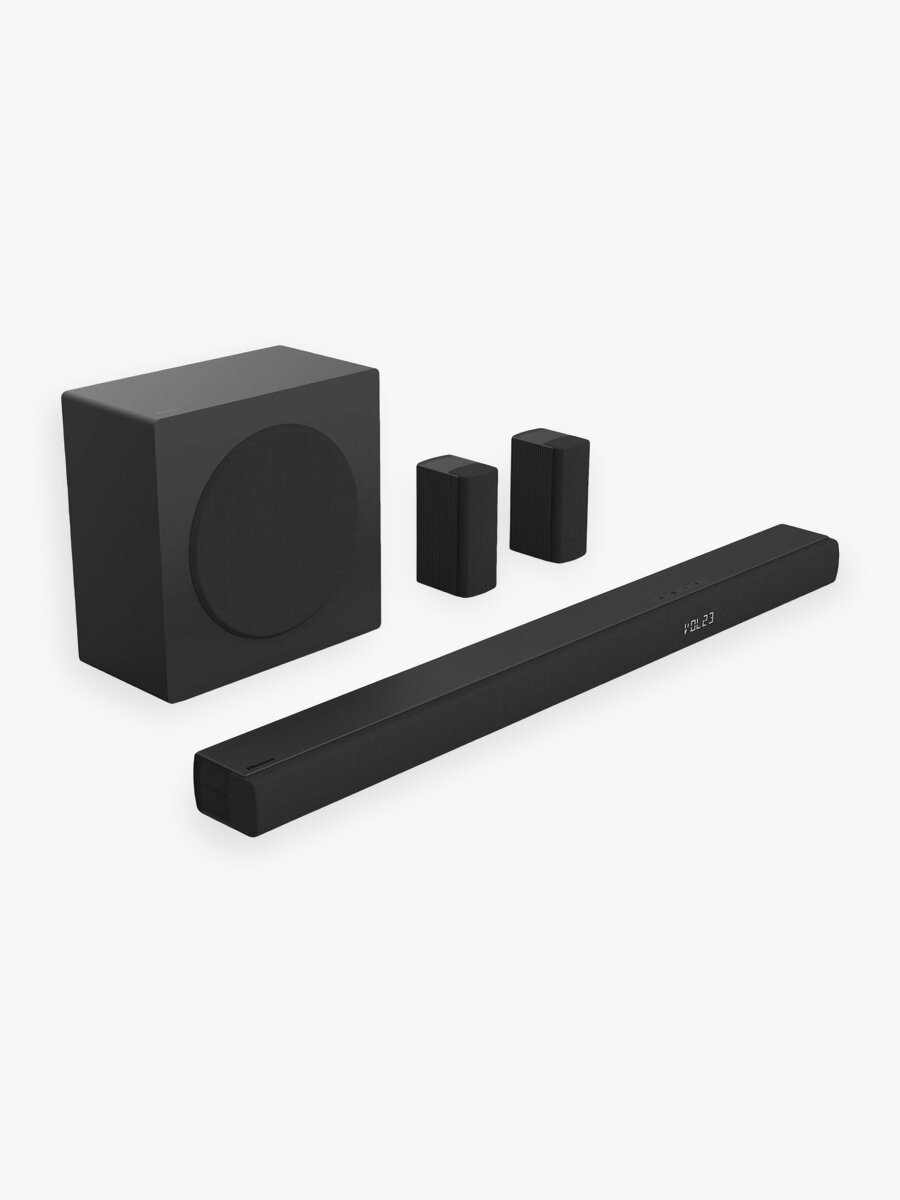 Саундбар Hisense HS5100 черный, для домашнего кинотеатра, беспроводное подключение