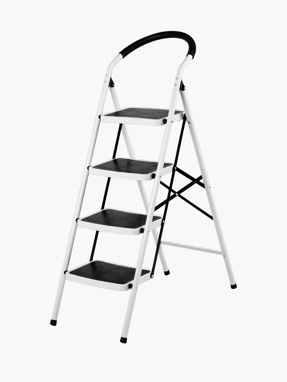 Лестница-стремянка 4-х ступенчатая с широкими антискользящими ступенями