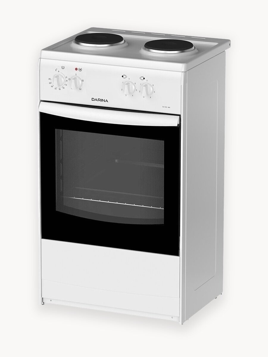 Электроплита Darina S EM 521 404 W 50 см, 45 л, 2 конфорки, белый
