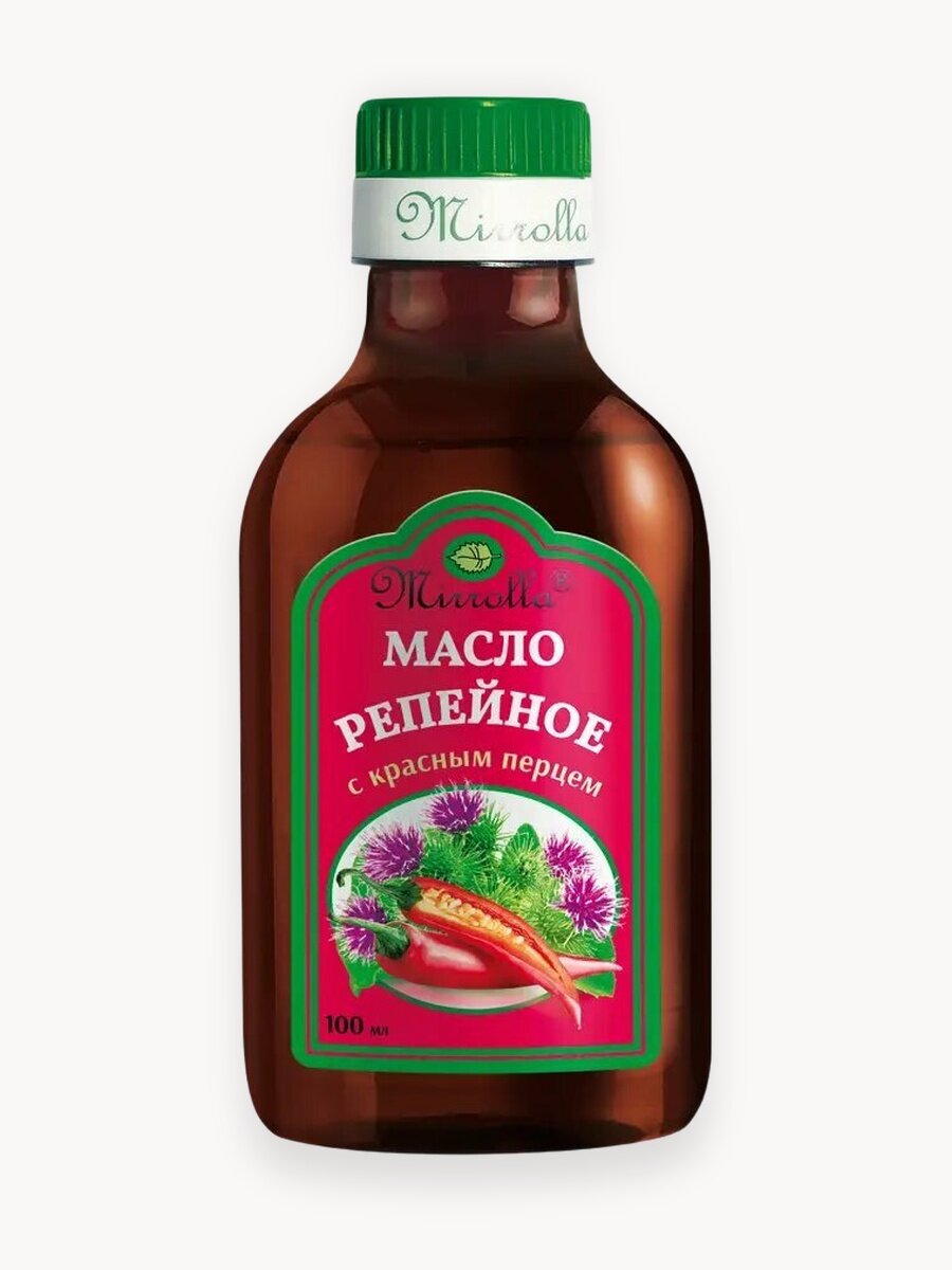 Mirrolla Репейное масло с красным перцем 100 мл 1 шт