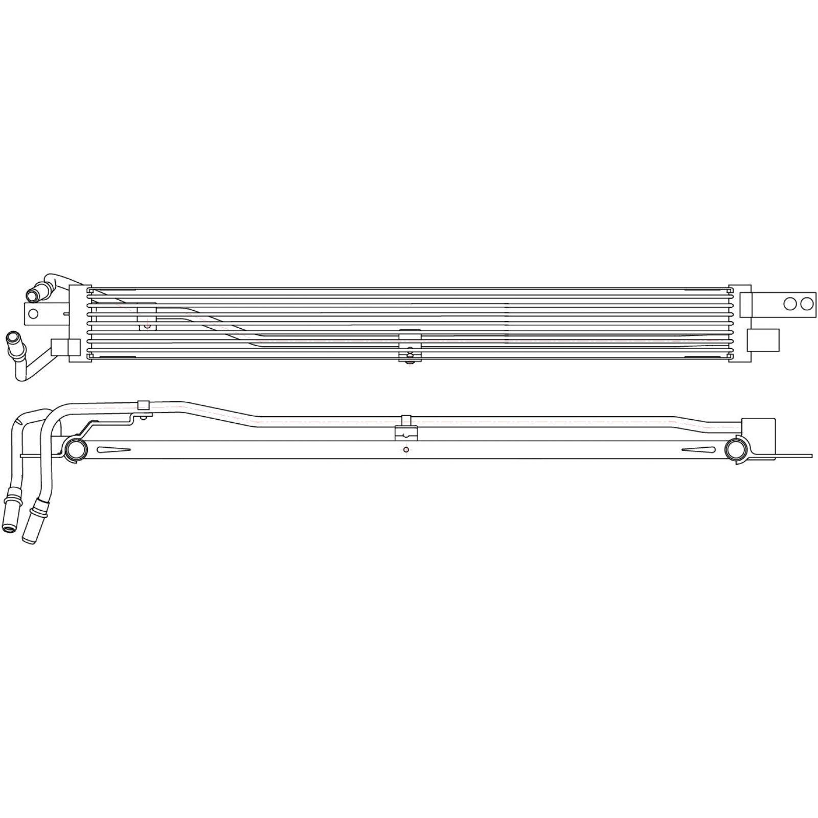 Радиатор АКПП, для Уаз Патриот oem 3163801714010, 316380171401000 арт LOC0363
