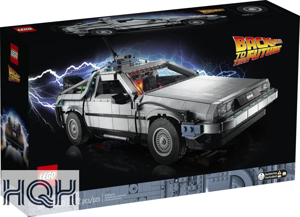 Creator Expert серия, Конструктор 10300 Back to the Future Time Machine, Конструктор для мальчиков и девочки