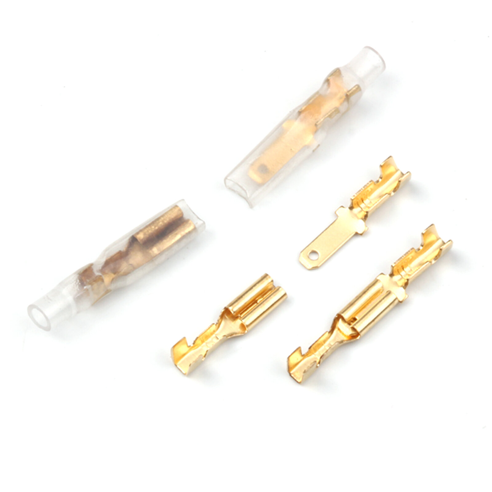 200шт Клеммы мама/папа 2.8мм золото