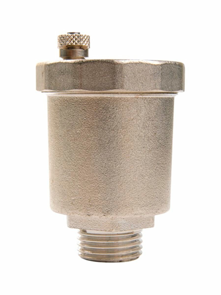 Воздухоотводчик автоматический 15 (1/2") прямой никелированный