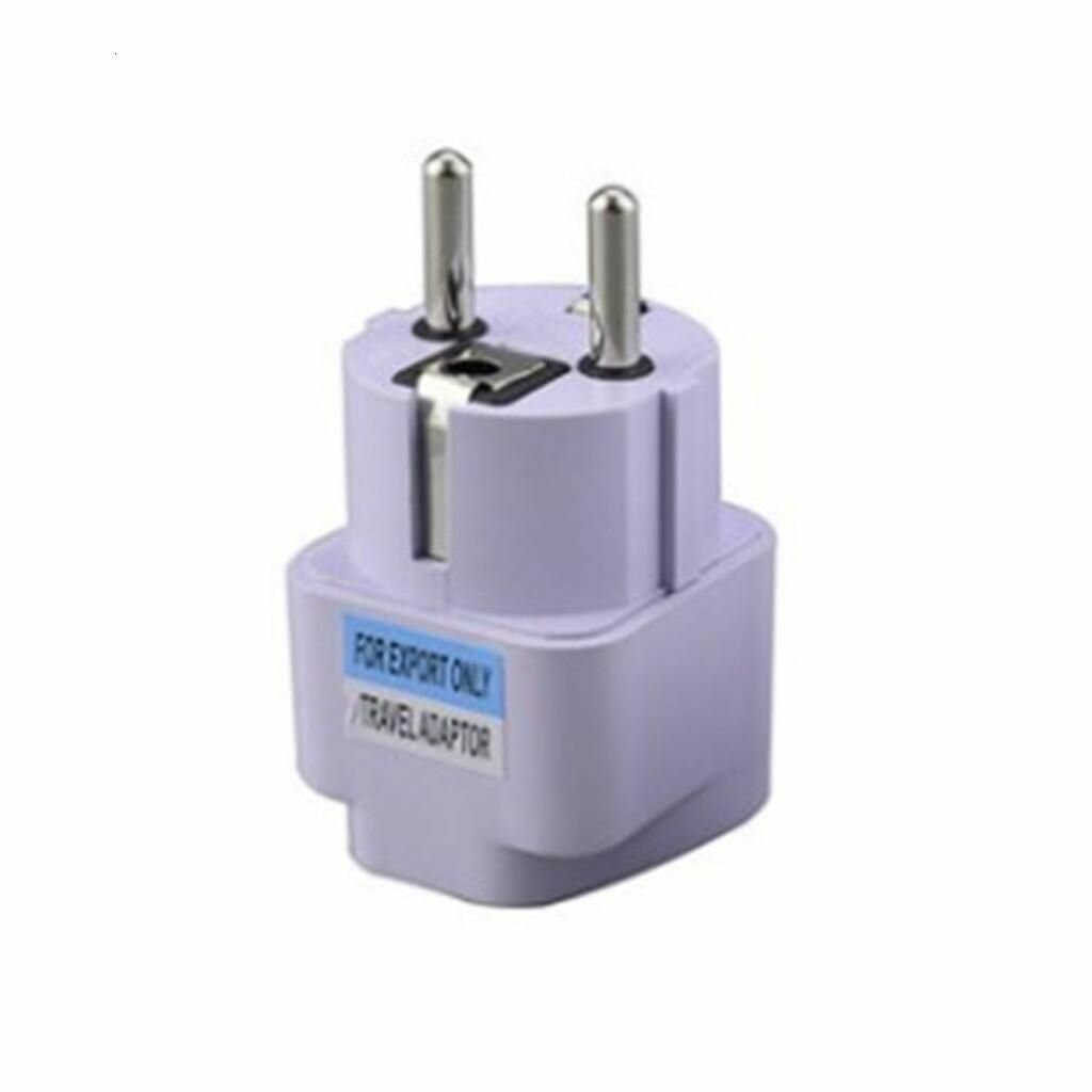 Конверсионный штекер немецкого стандарта белого цвета