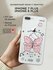 Чехол на Apple iPhone 7 Plus / Айфон 7 Плюс с принтом "Котик-бабочка", прозрачны...