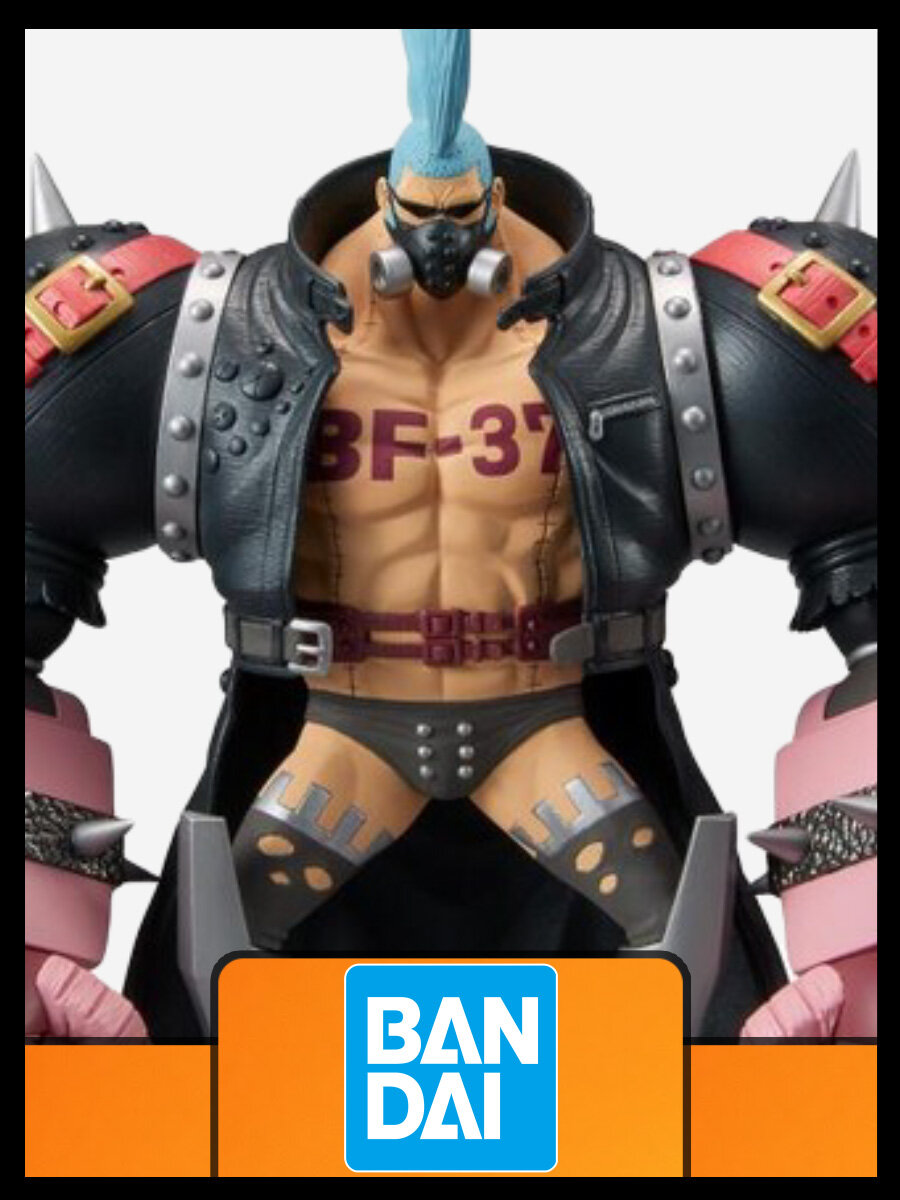 Оригинальная фигурка Franky от Bandai Spirits из аниме One Piece / Фрэнки «Ван Пис» 16 см