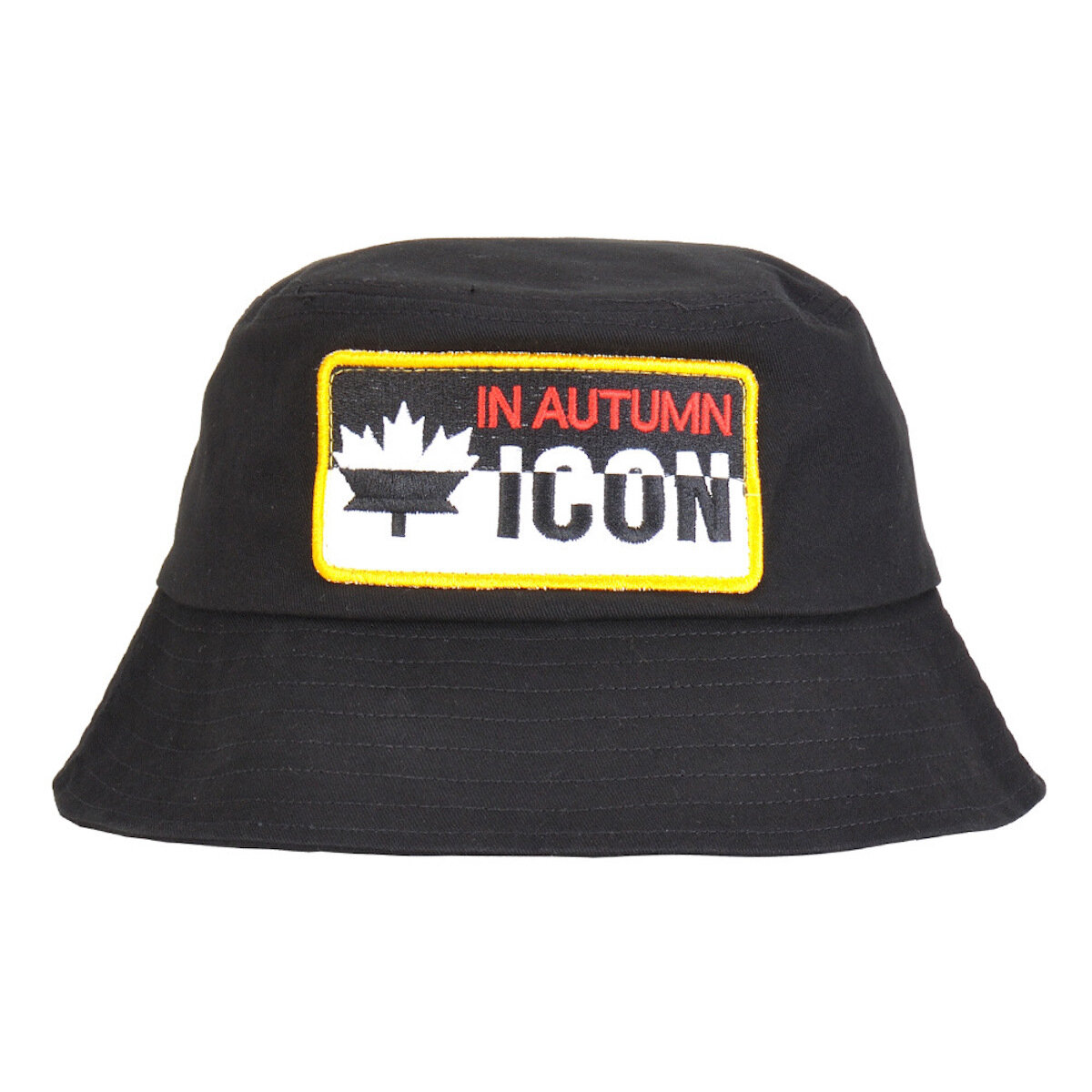 Черные кепки для рыболовов аниме ICON, складные солнцезащитные шляпы, ведерки для женщин и мужчин