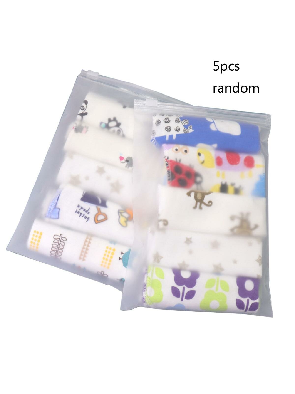 Random Print Baby Bib Newborn Stuff Baby Feeding Bibs Cotton Baby Accessories