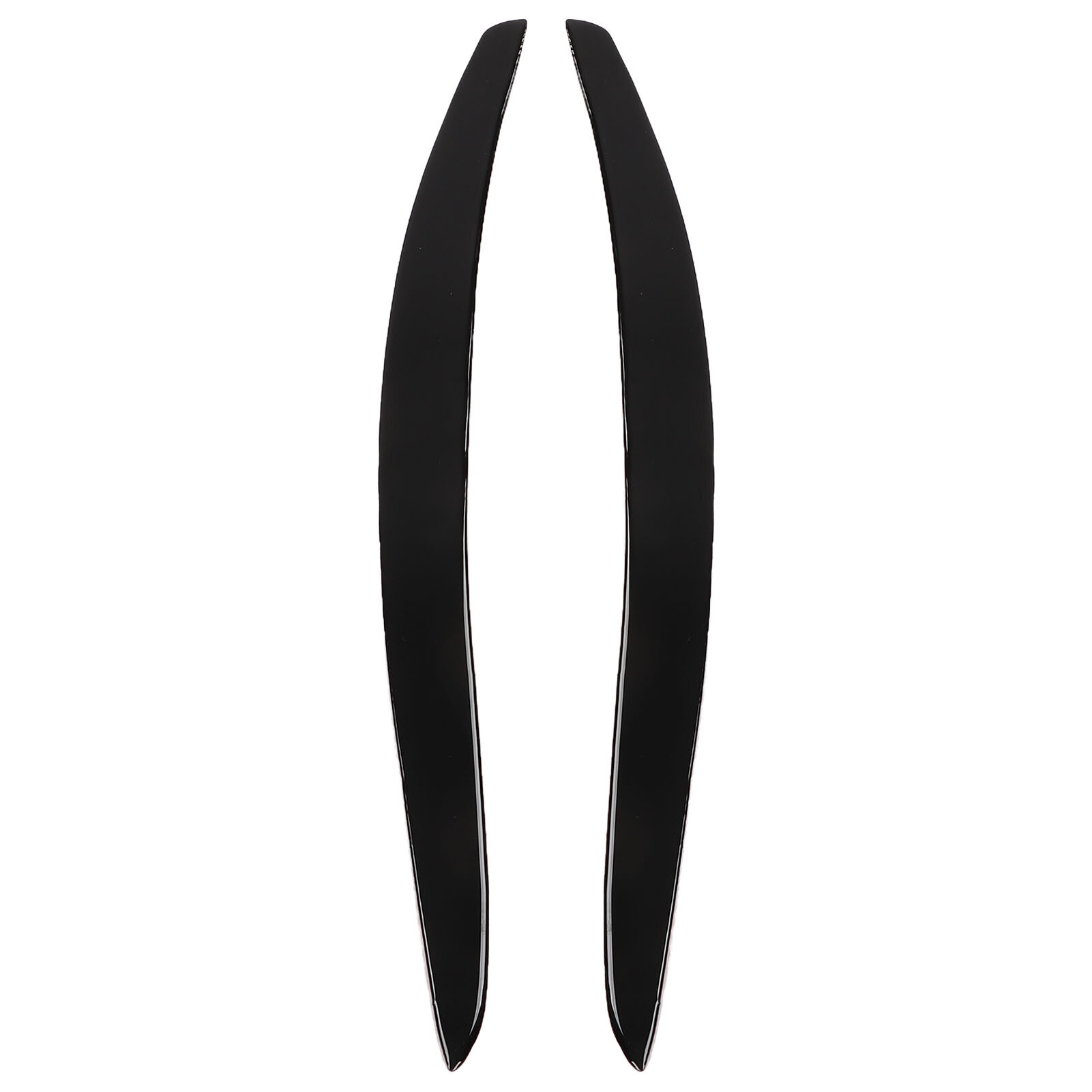 2 ПК Фары, глянцевая черная отделка с передней левой рукой для левого правого украшения для 3 серии Coupe E92 2006–2012