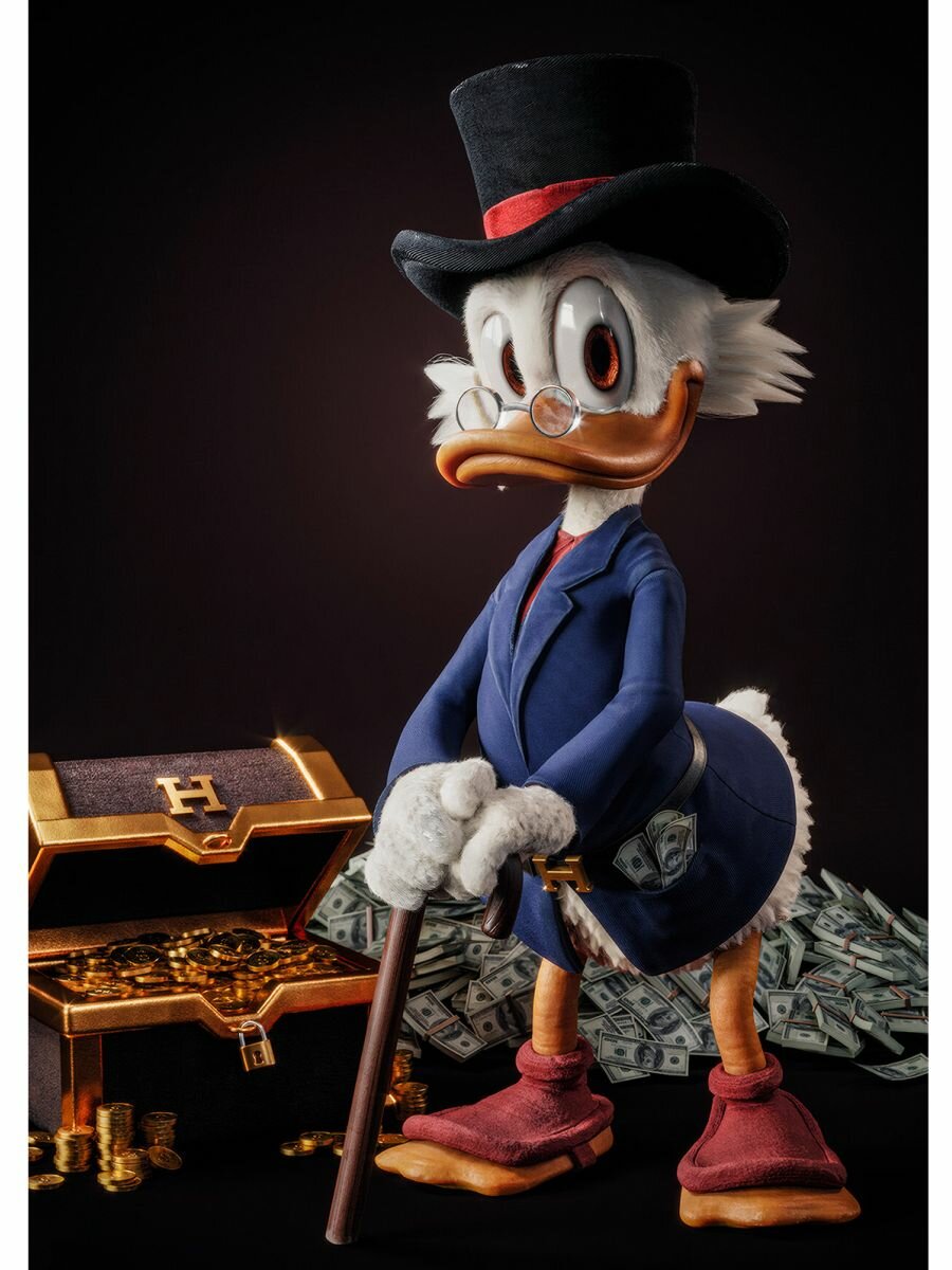 Постер "Скрудж Макдак". Дядюшка Скрудж. А3 (297*420) мм. Высокое качество. Цифровая печать.