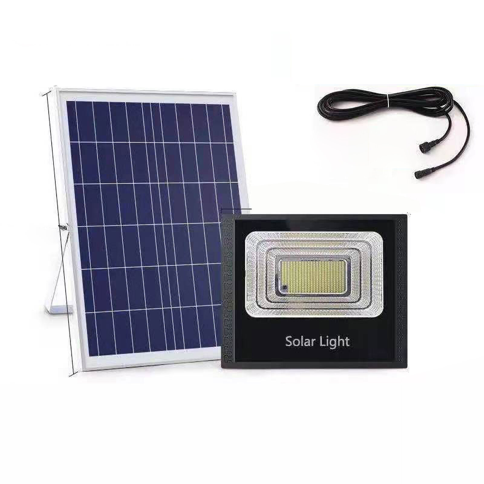 Яркий светодиодный прожектор на солнечных батареях 500Вт для дорожек и дворовых площадок