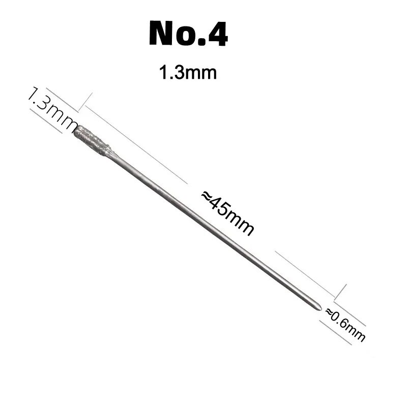 Алмазное сверло для ювелирных изделий 1/1.3/1.5/1.8/2/2.2 мм QTY 50pcs, 1.3mm