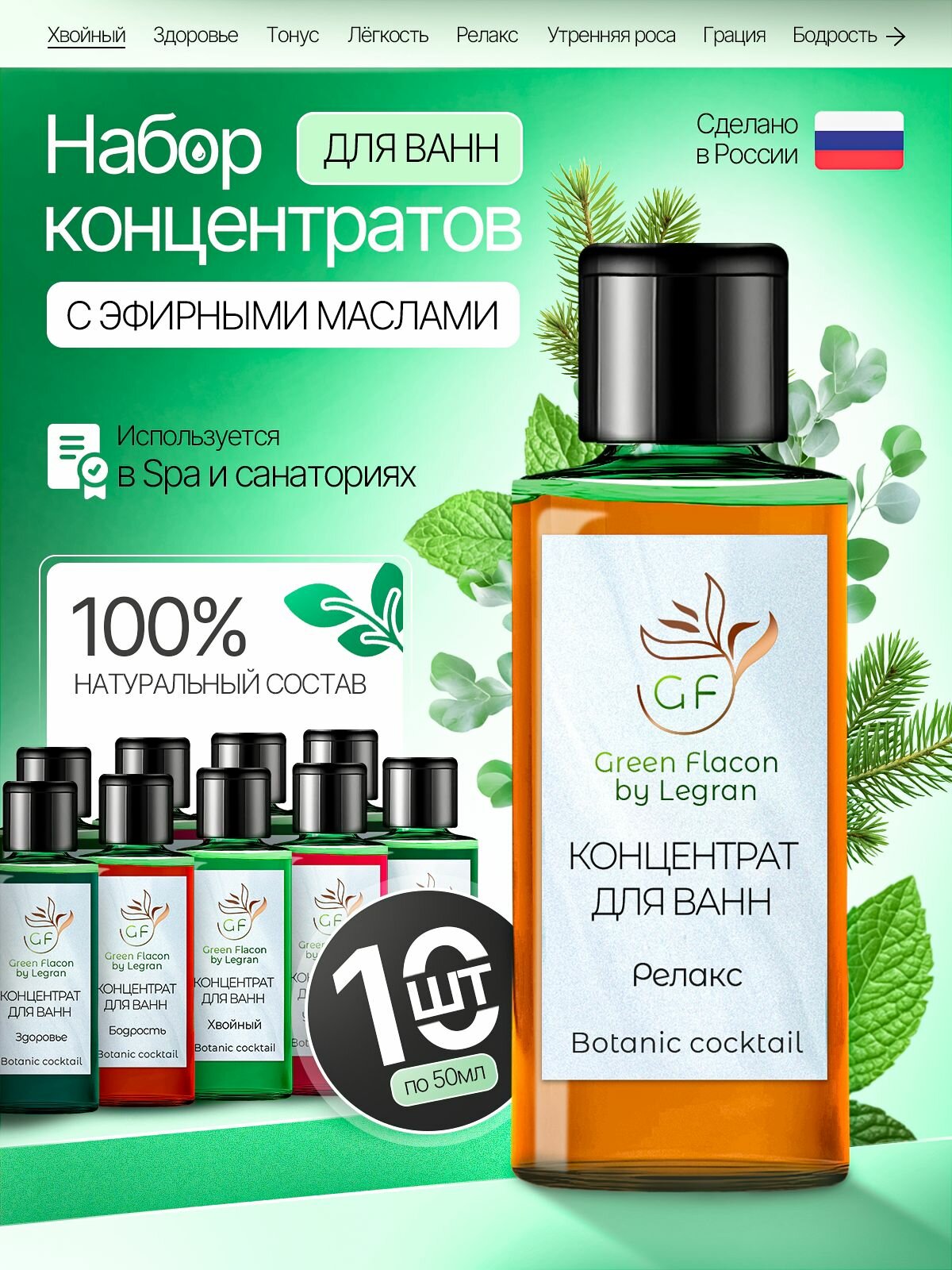 Подарочный набор концентратов для принятия ванны/Подарочный спа набор для ванны