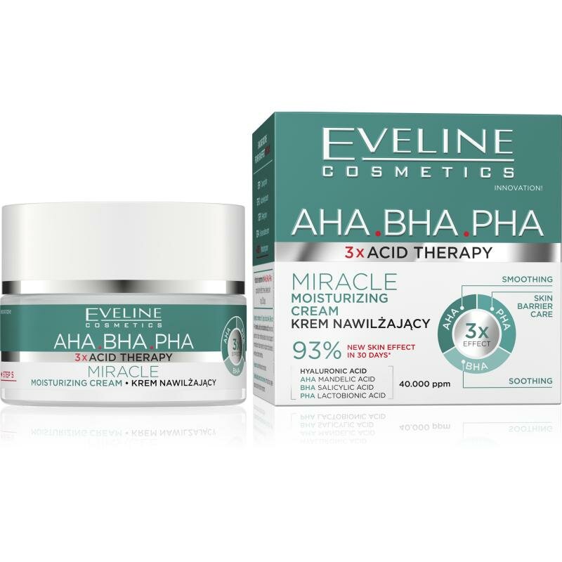 Крем для лица Eveline увлажняющий, 50 мл, для ежедневного ухода (4007)