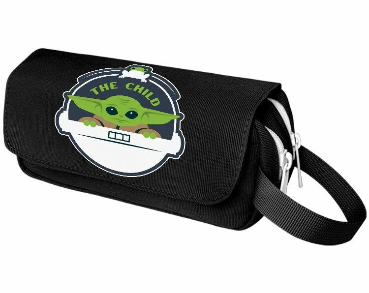 Пенал аниме Star Wars Grogu ( Пенал школьный для девочек и мальчиков ) -KP