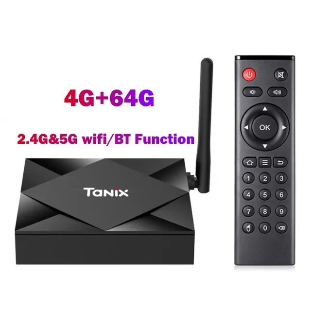 Tanix TX6S Smart IPTV Box Android 10 Allwinner H616 BT4.0 4GB32GB H.265 4K Media player 2GB8GB with Antenna Set-top Box Dual Wif