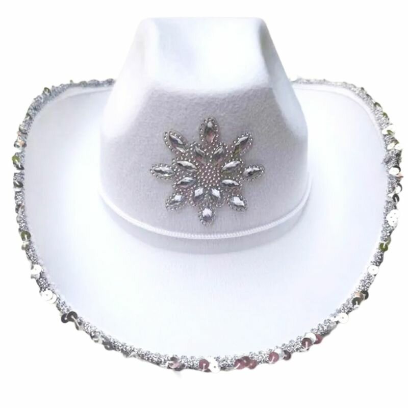 Западная ковбойская Шляпа-Белая