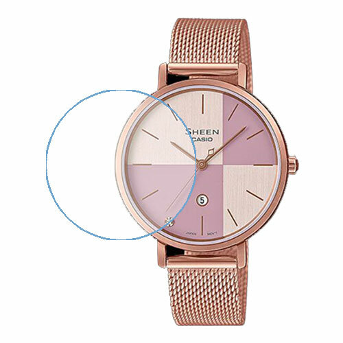 Скрин Мобайл защитный экран для часов Casio SHE-4547PGM-4A из нано стекло 9H