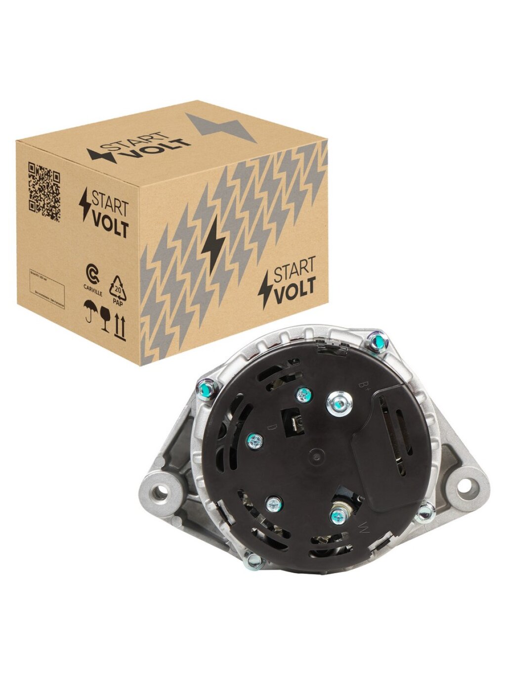 Генератор для а/м ВАЗ 2123 "STARTVOLT" (120А)