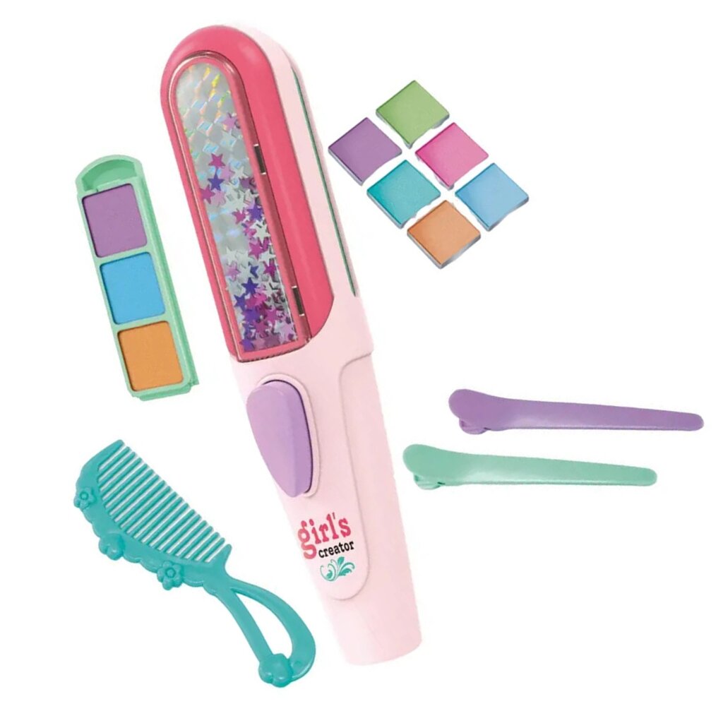 Творческий набор для создания украшений из бусин для девочек с аксессуарами для ролевых игр, мелками для волос и органайзером, обучающая игрушка