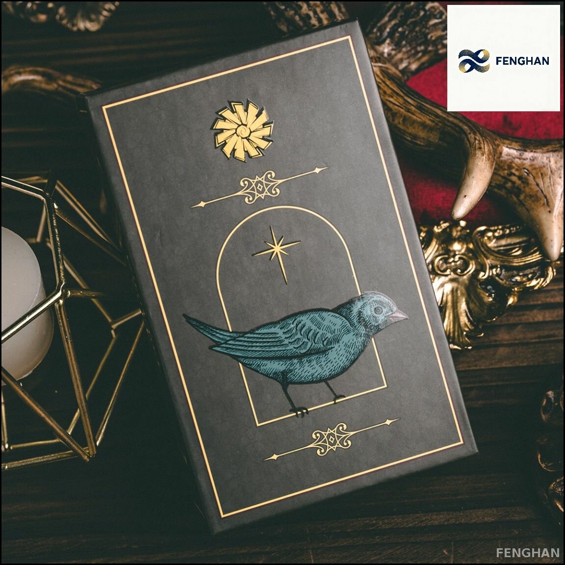 Флаг ветряной мельницы Таро, Французский фольклорный стиль / WIND FLAG TAROT