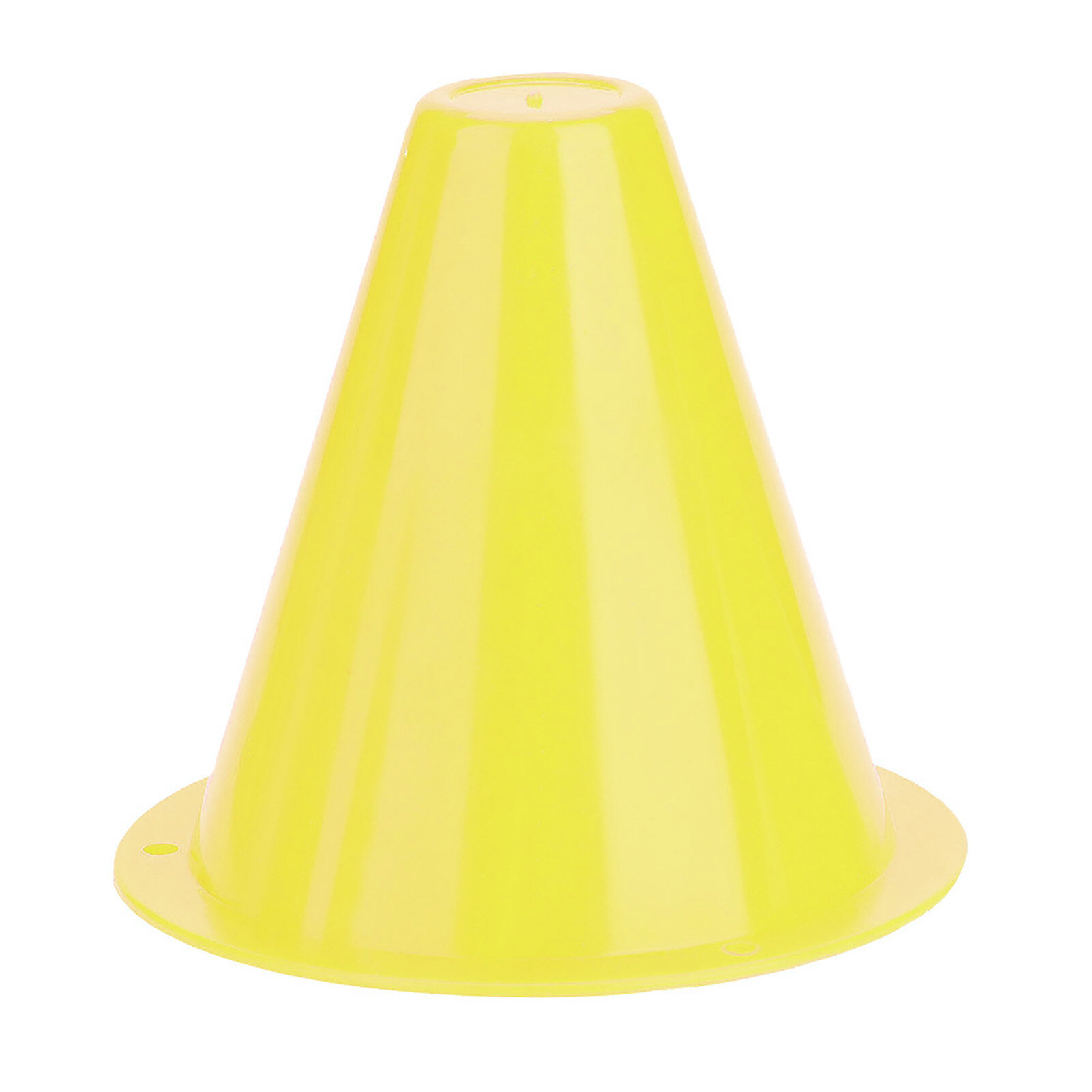 10pcs Soccer Training Cone Football Barriers Plastic Marker Holder Accessory (Yellow)