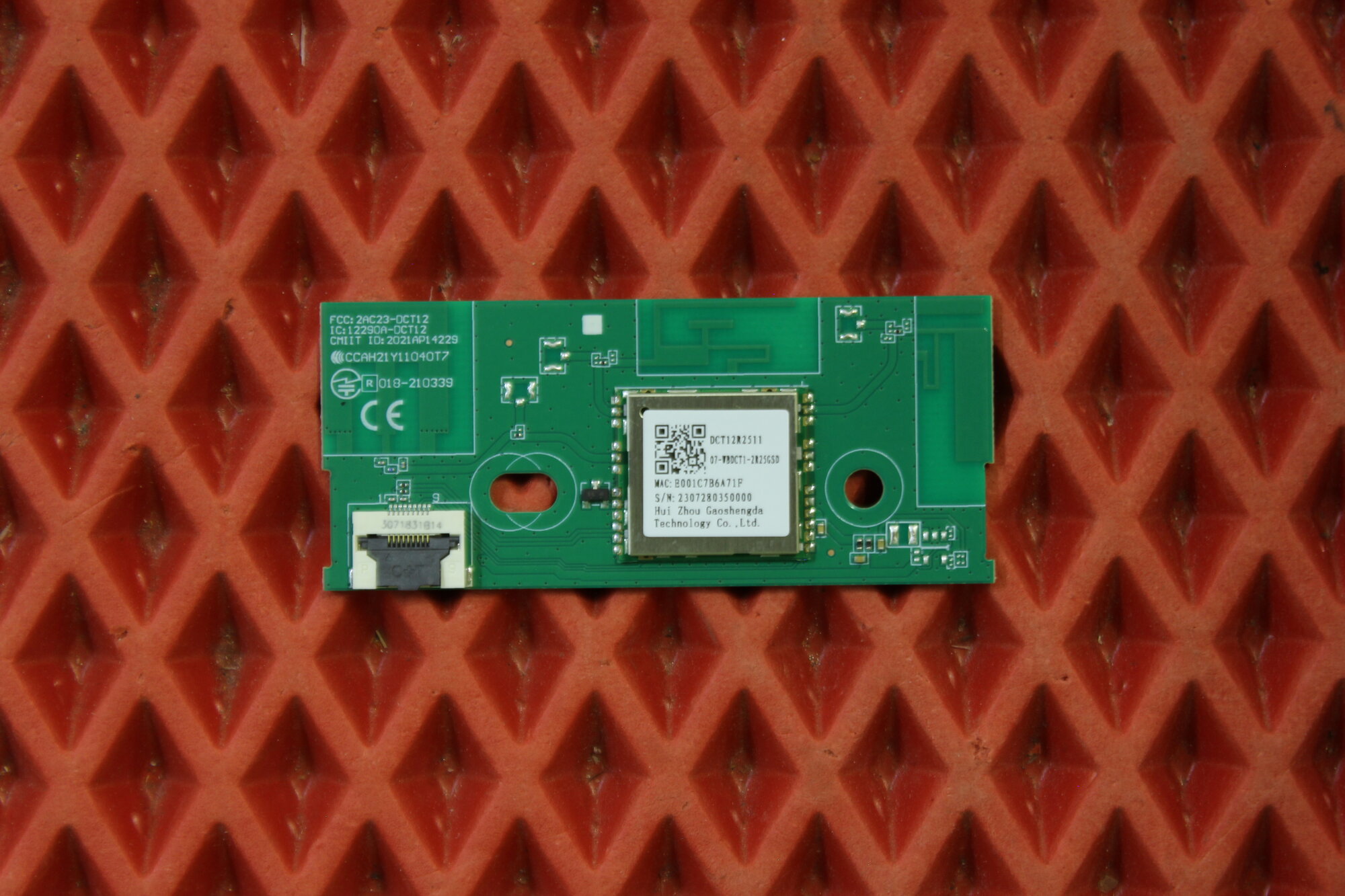 Модуль (WI-FI) 2AC23-DCT12 для телевизора SHIVAKI TV LED US50H3501 в надёжной упаковке