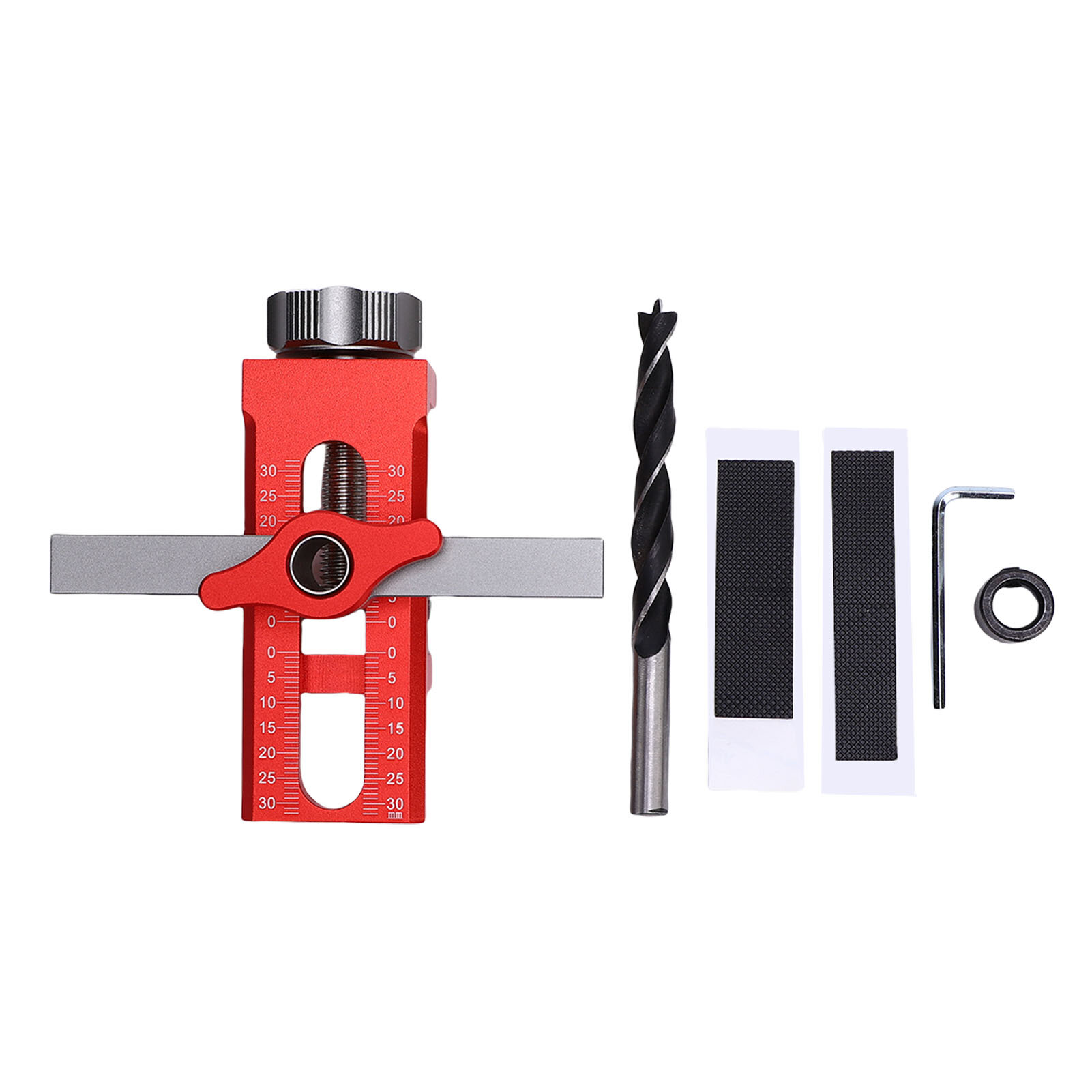 Дверь шкафа монтарь джиг -алюминиевый сплав Точный регулируемый инструмент установки шарнира с регулируемой высотой