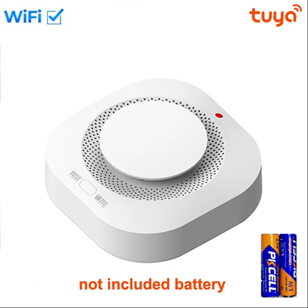 Датчик дыма XMSJ Wi-Fi / ZigBee WiFi 2 AA