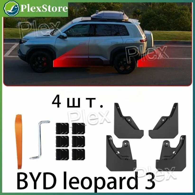 Арка крыла для автомобиля, арт. LAXN-BYD leopard 3