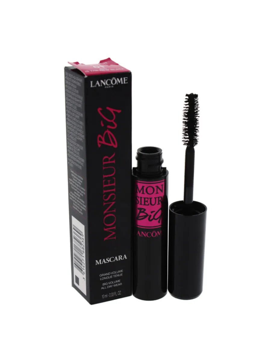 Тушь Lancome Monsieur Big 01 Black 10мл 12x объем стойкая 24ч