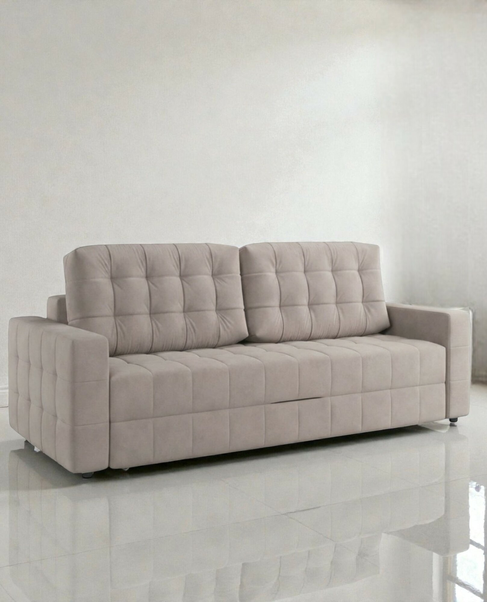 Диван-кровать для ежедневного сна Ванкувер, металический каркас, ортопедический