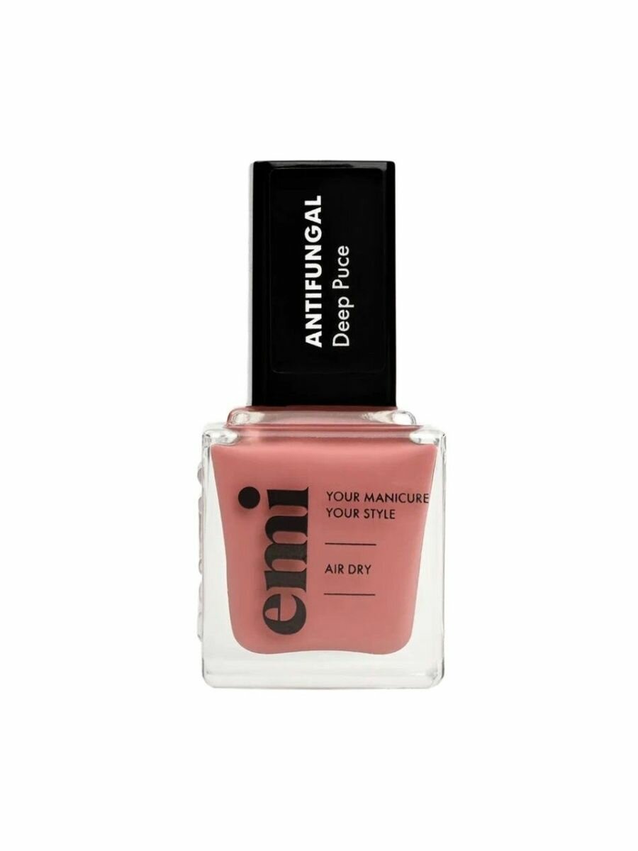 EMI Лак для ногтей антифунгал, 9 мл, 03 Глубокий Розовый