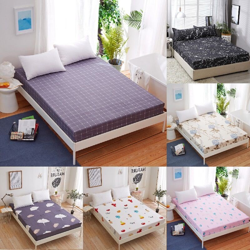 Пододеяльник кровать королева с цветочным узором без размера простая натяжная простыня с принтом двойная квадрат 180х200см