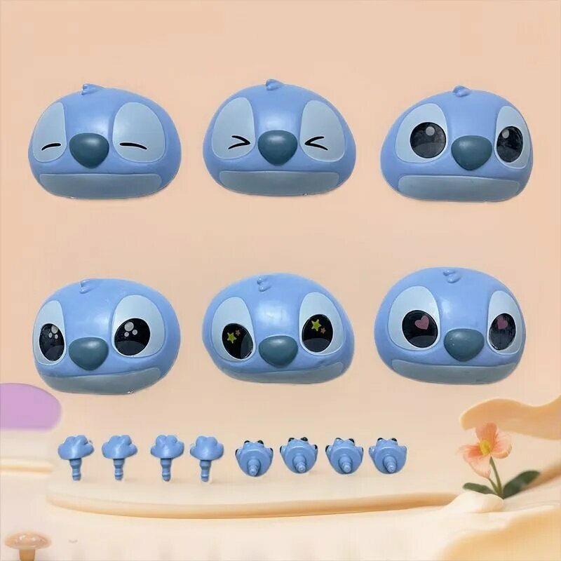 Stitch съёмные лица/лапы стич лабубу