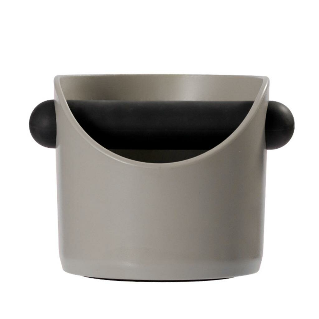 Маленькое ведро для шлака из АБС-пластика с круглым прямым горлом-серый
