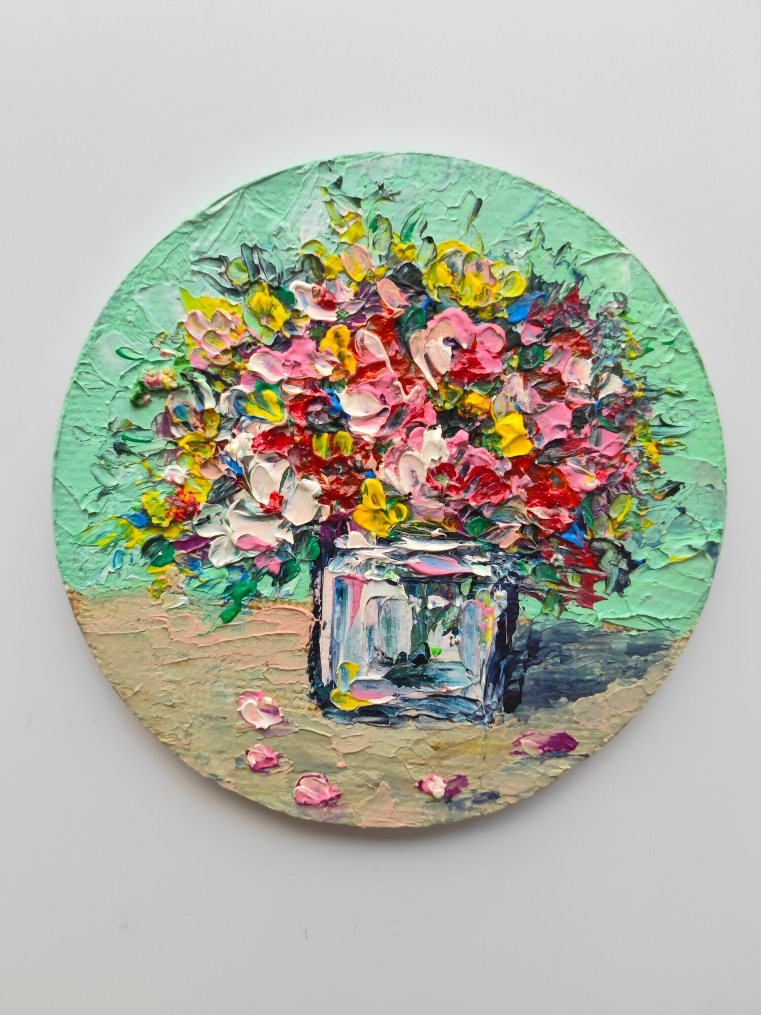 Мини картина маслом на холсте 10х15см