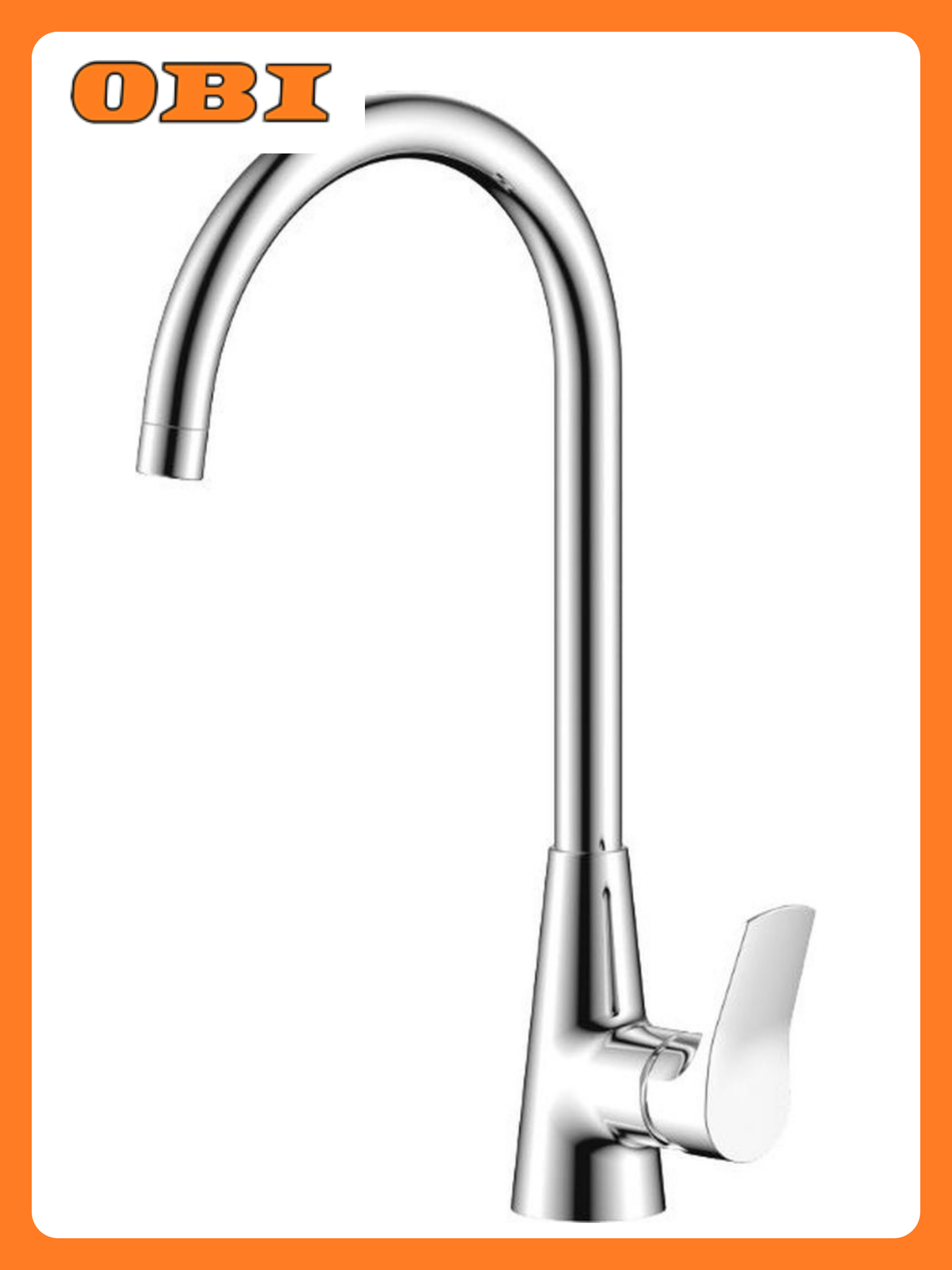 Смеситель для кухонной мойки ARGO EFRA 35-03 высокий поворотный излив хром