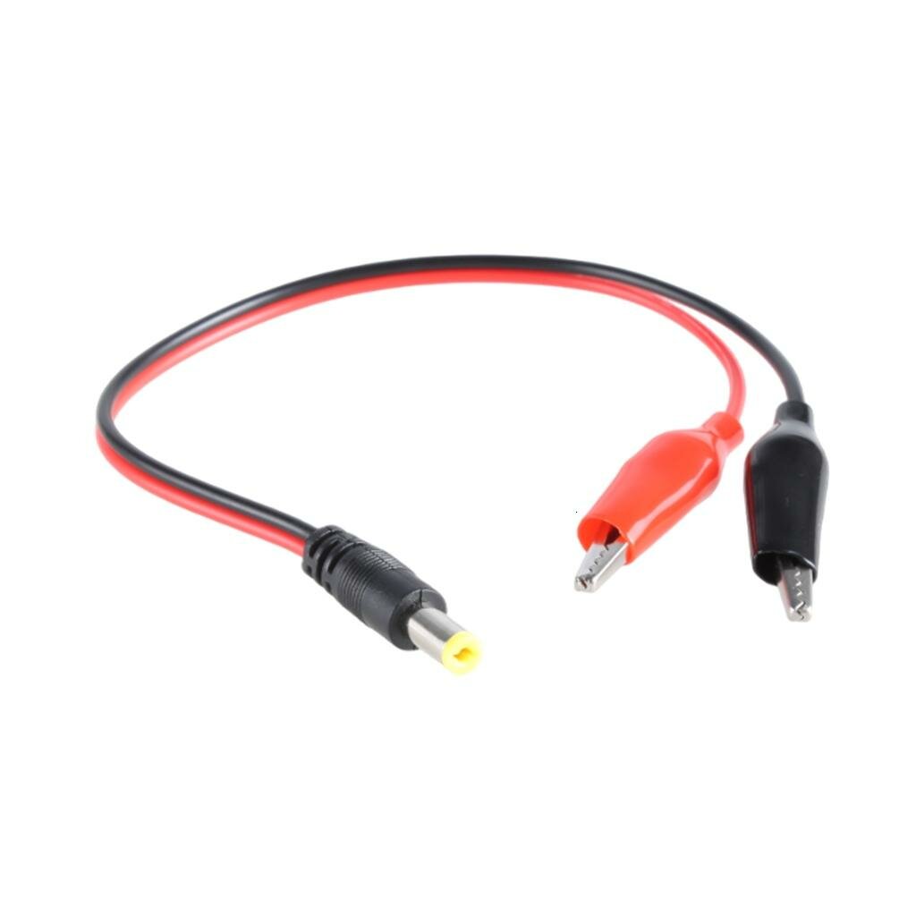 Шнур питания с зажимом типа "крокодил" DC5.5x2.1 мм-мужской